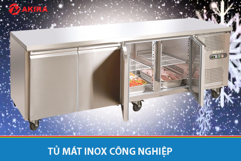 Cấu tạo của tủ mát Inox công nghiệp - Điện Máy Akira