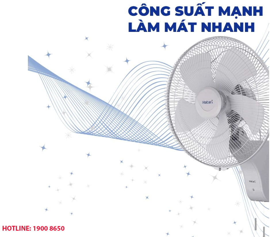 Review quạt treo tường Hatari IW22M1 - Điện Máy Akira