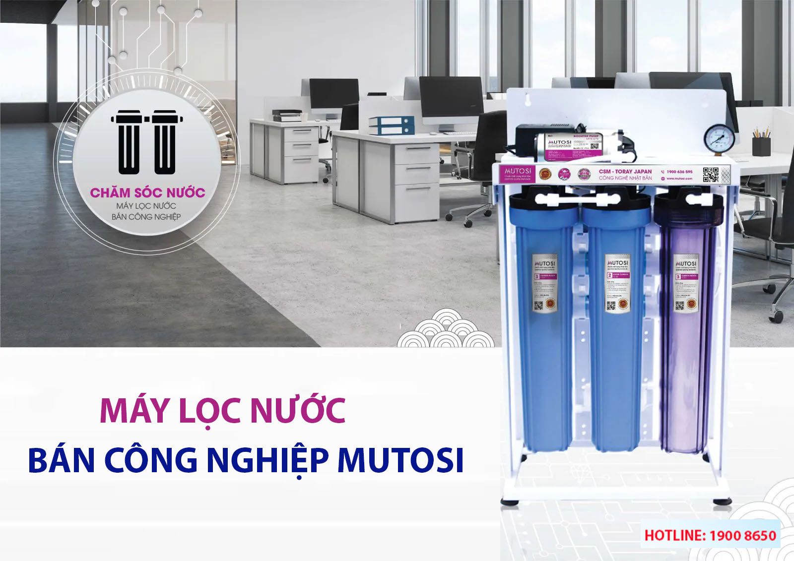 Máy lọc nước bán công nghiệp Mutosi là gì? - Điện Máy Akira