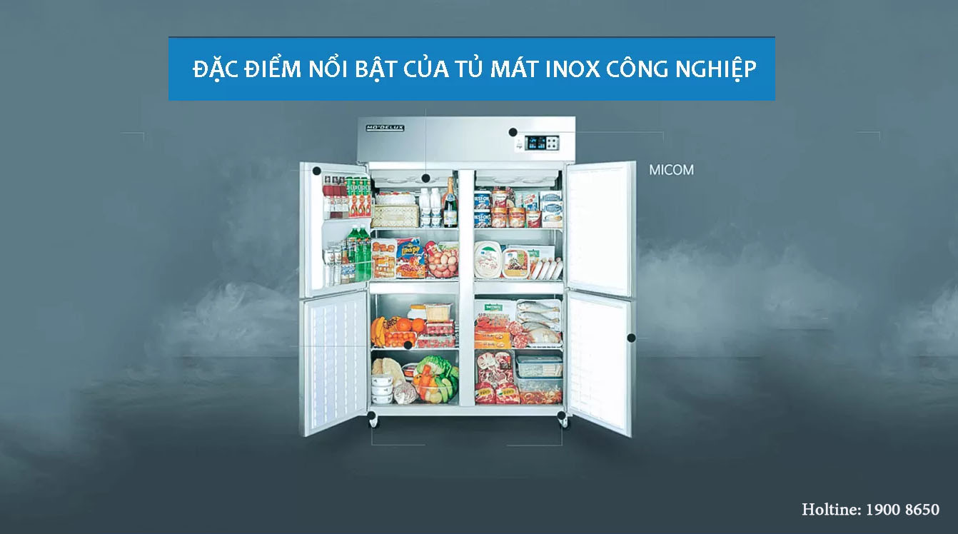 Đặc điểm nổi bật của tủ mát inox công nghiệp - Điện Máy Akira