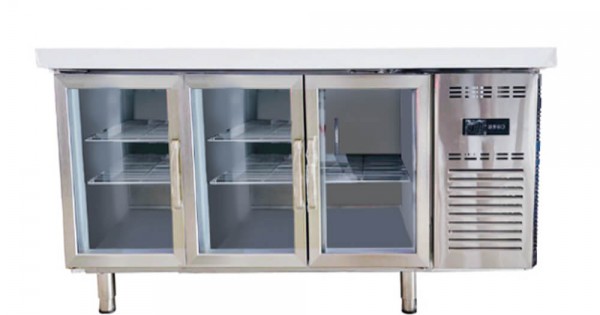 Bàn mát trực tiếp 1m8 cánh kính KM-BMCK 1.8
