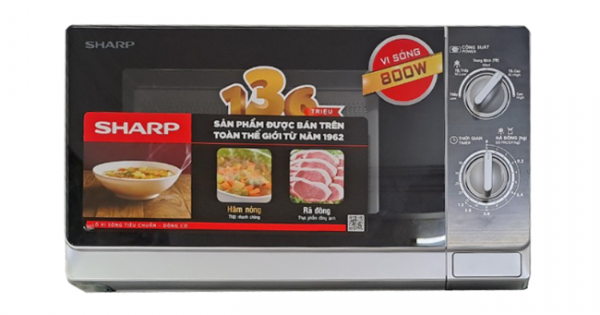 Lò vi sóng Sharp R-205VN-S 20 lít | Phân Phối Điện máy Akira