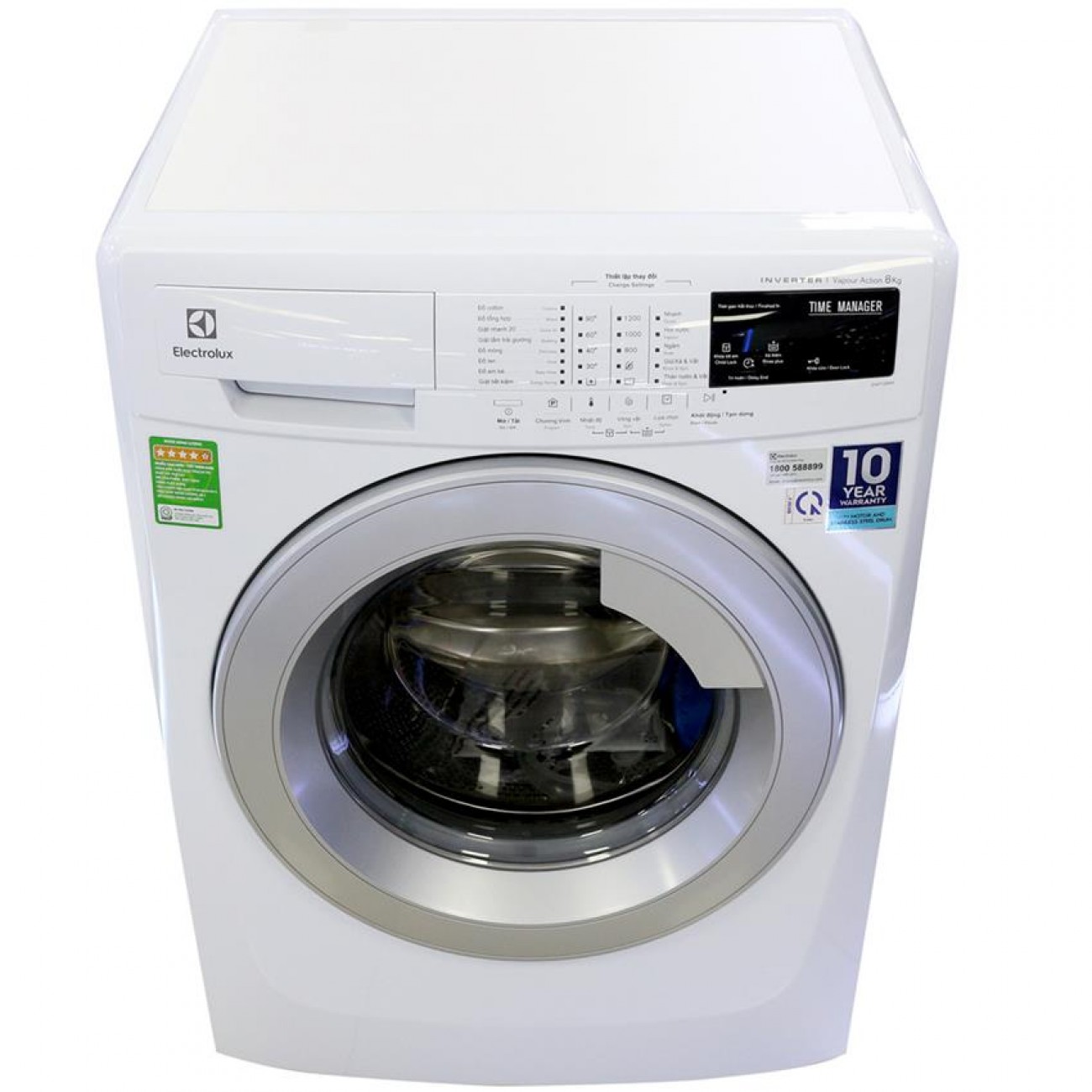 EWF12844 Máy giặt Electrolux 8 kg cửa ngang Inverter|Điện Máy Akira