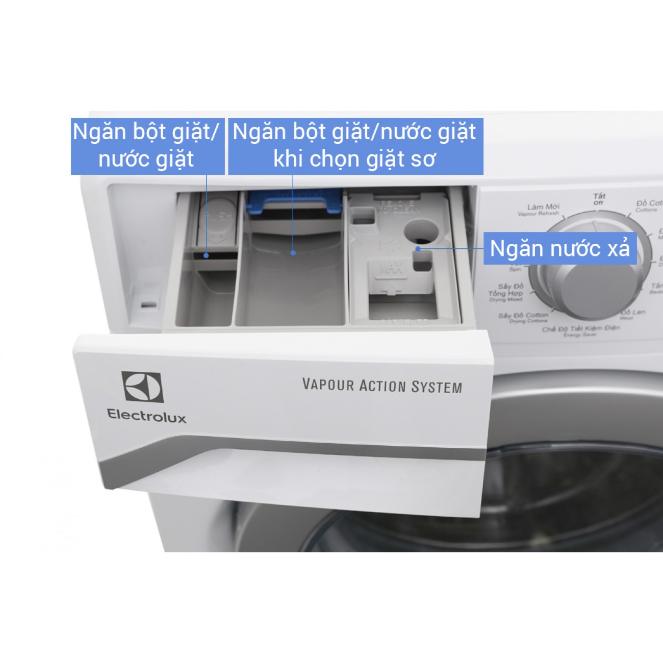 EWW12853 Máy giặt sấy Electrolux 8kg inverter trắng | Điện máy Akira