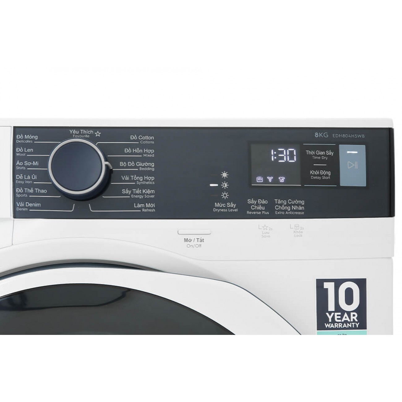 Máy sấy bơm nhiệt Electrolux EDH804H5WB 8 kg