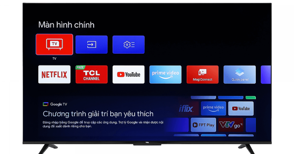 Google Tivi TCL 4K 55 inch 55P635