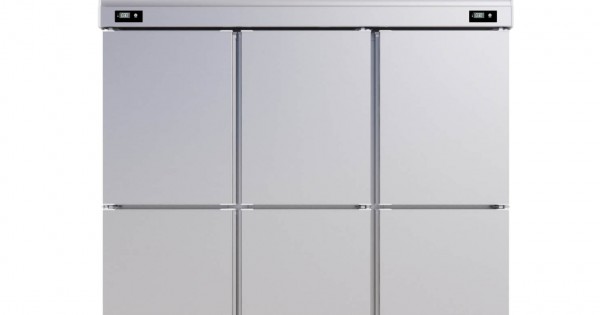 Tủ mát đứng Icymax 6 cánh inox 1750L IUR-6S188