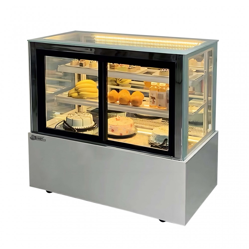 Tủ bánh 3 tầng kính vuông 1.2m GB-300-4L.Z lùa trước sau| Điện Máy Akira